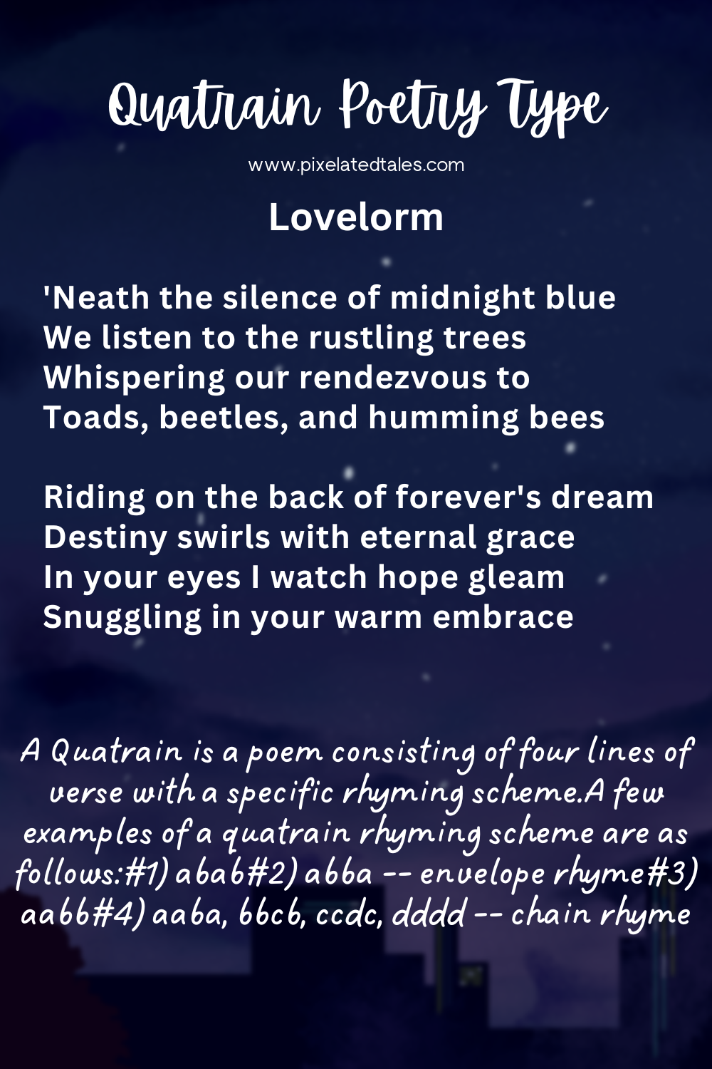 Four Line Poem Examples - Infoupdate.org