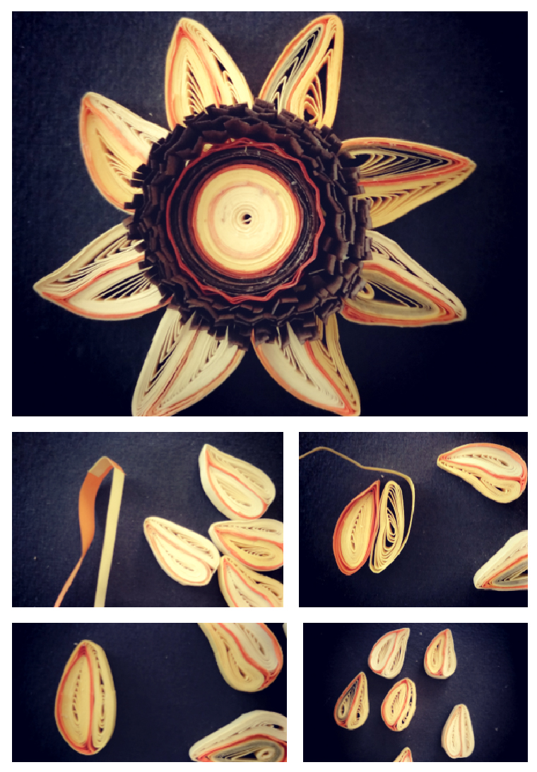 How to make paper Quilling Flower - Tutorial - Art and Craft