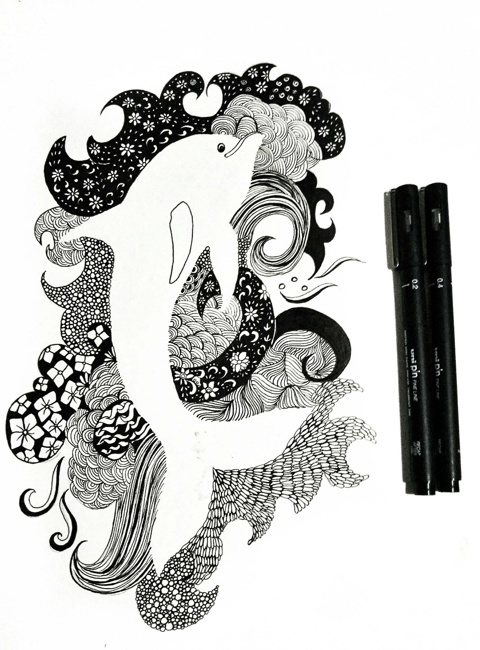 Black Pen Illustrations - Art Ideas | Drawings and Doodles