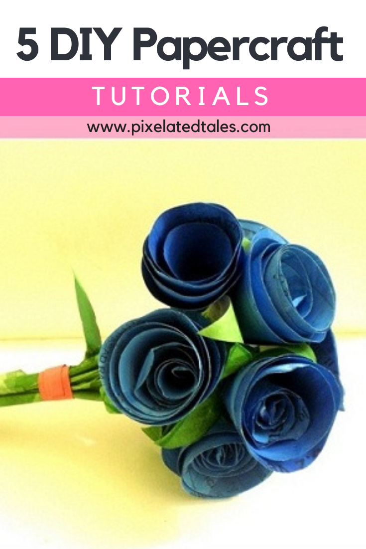 5 Easy DIY Papercraft Ideas - 3D Origami, Quilling