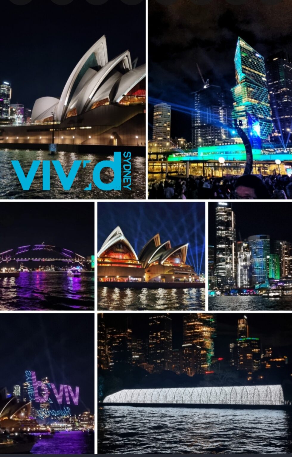 Vivid Sydney 2024 Harbour Cruise - Opera house and Drone show