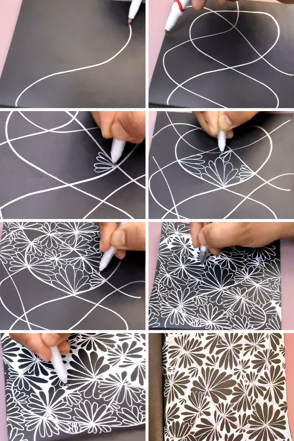 Easy Zentangle Patterns for Beginners: Step-by-Step Art Tutorial