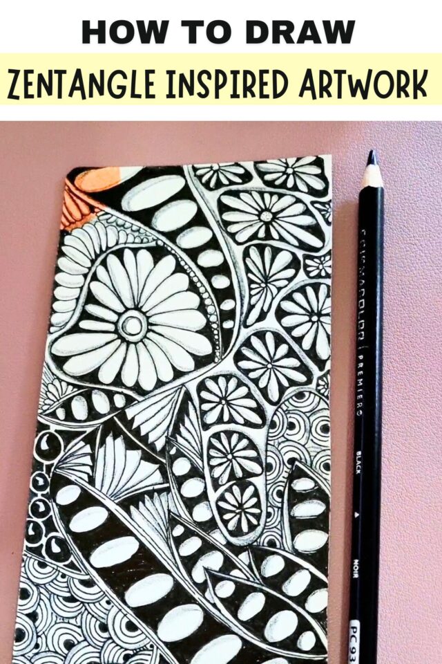 How to draw Zentangle-Inspired Artwork | Drawing Tutorial