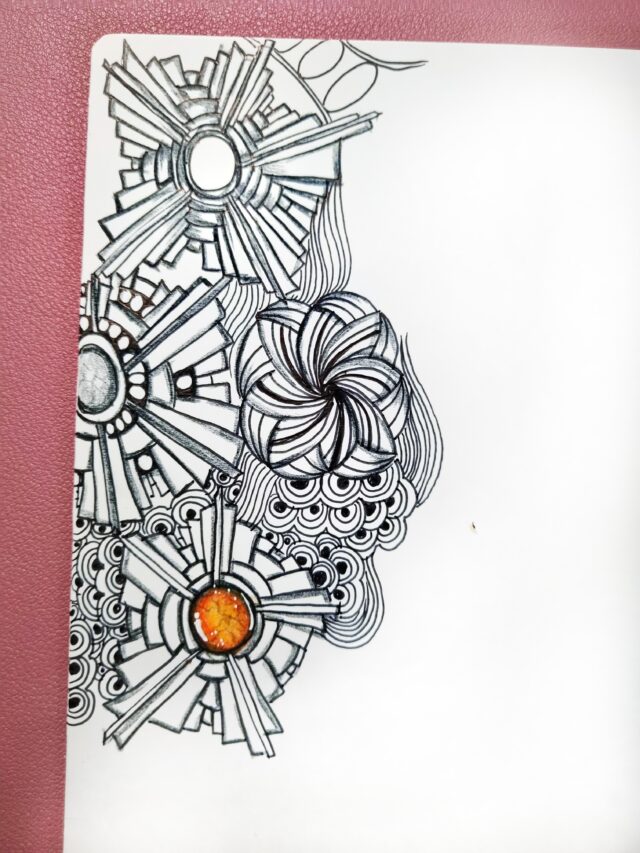 Crescent Moon | A to Z of Zentangle Patterns | Tutorial