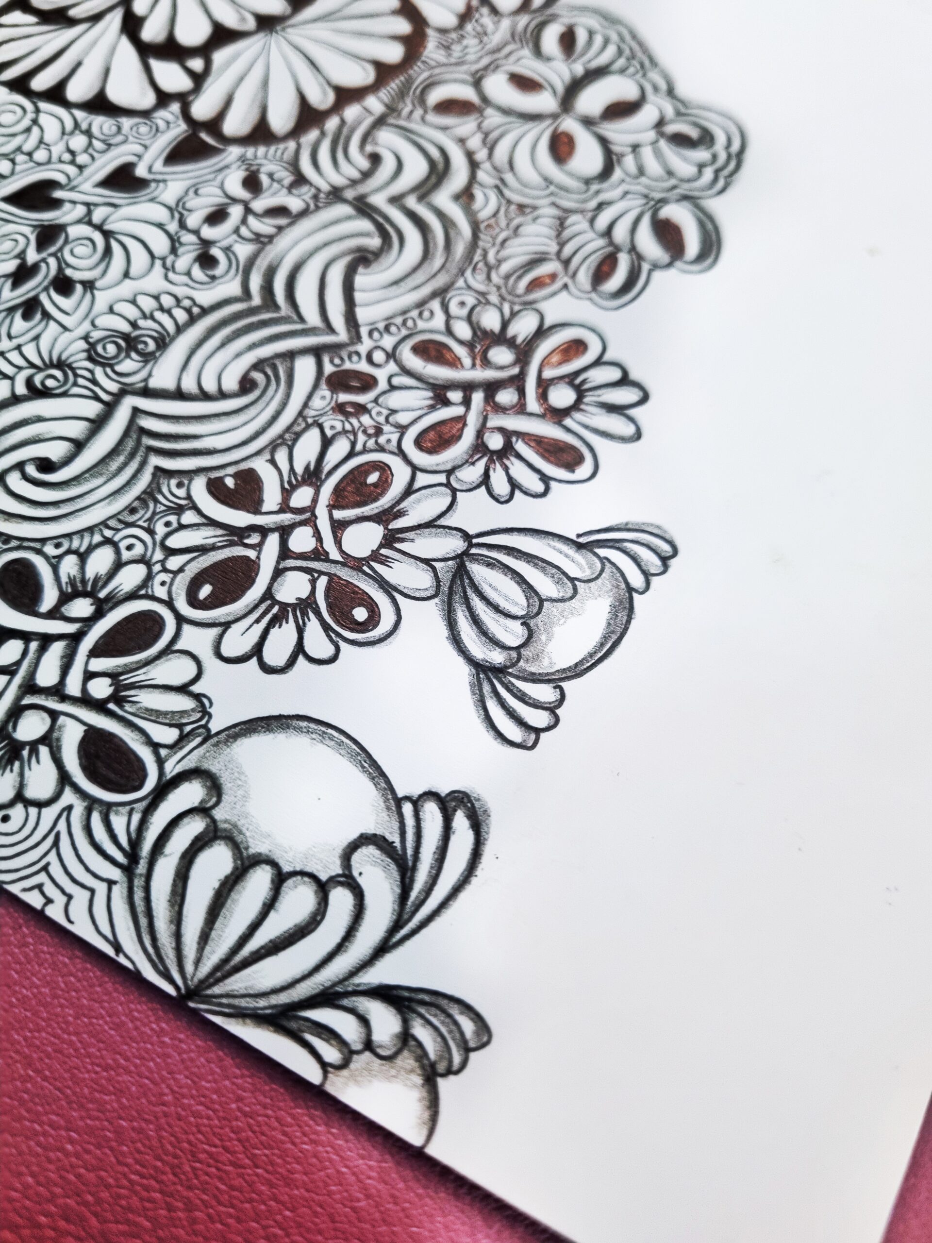 Opally | A to Z of Zentangle Patterns | Tutorial