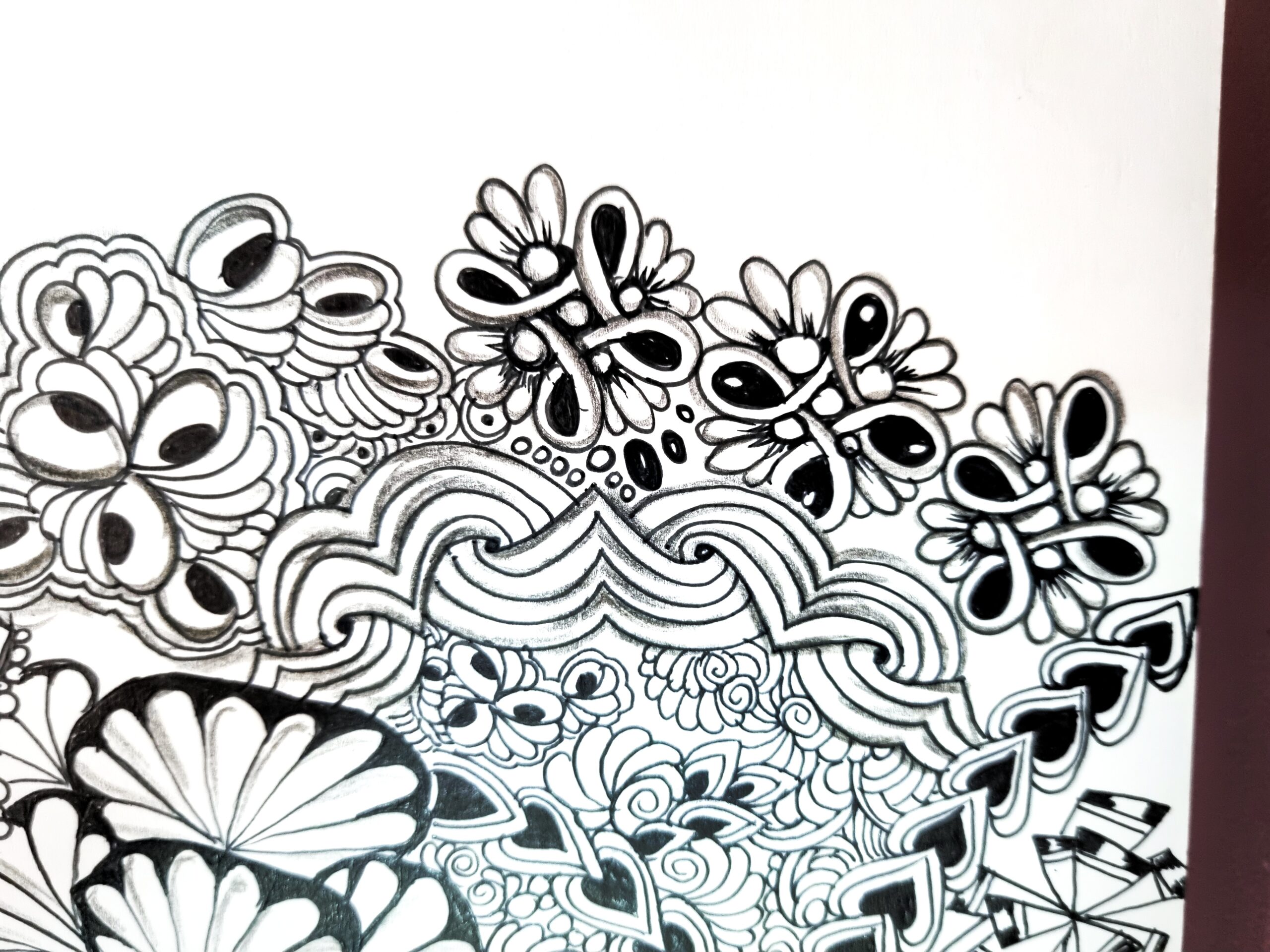 Nayu | A to Z of Zentangle Patterns | Tutorial